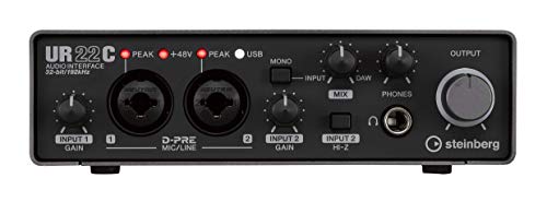 Steinberg UR22C 2x2 USB 3.0 Audio Interface with Cubase AI and Cubasis LE