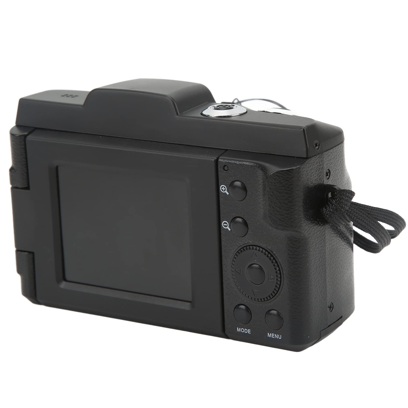 Vlogging Camera, 16X Zoom 180 Degree Flip Screen 16MP 2.4in TFT LCD 1/4in Screw Mount Digital Camera for Shooting