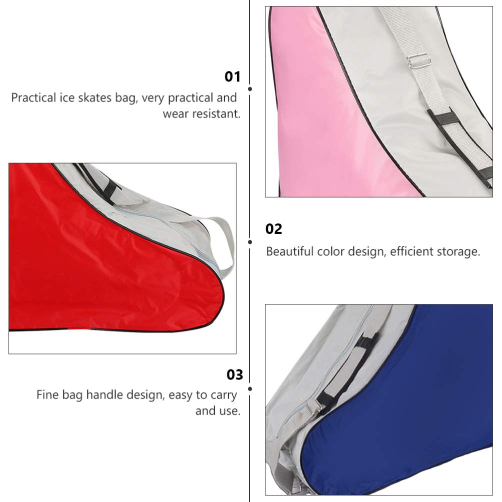 VOSAREA 3pcs Roller Skates Bag Ice Skates Backpack Roller Skates Tote Bag Roller Skating Storage ice Skates Bag Bag Standard Skate Bag