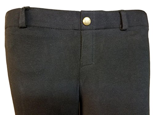 Shires Kids Essential Low Rise Pull On Jodhpurs Black 8