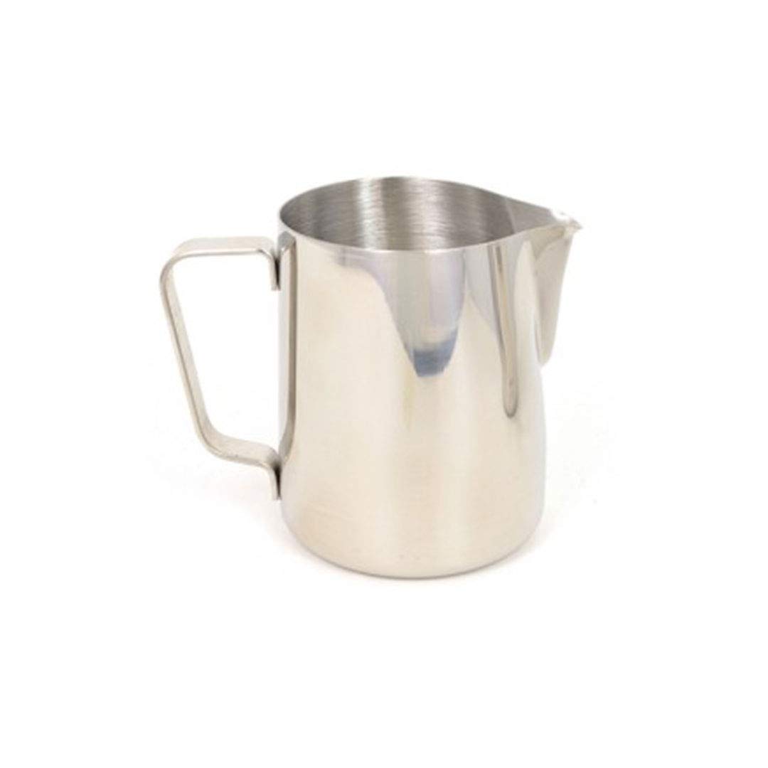 Rhino Coffee Gear Rhino Classic Milk Pitcher 12OZ, 12 oz, Silver