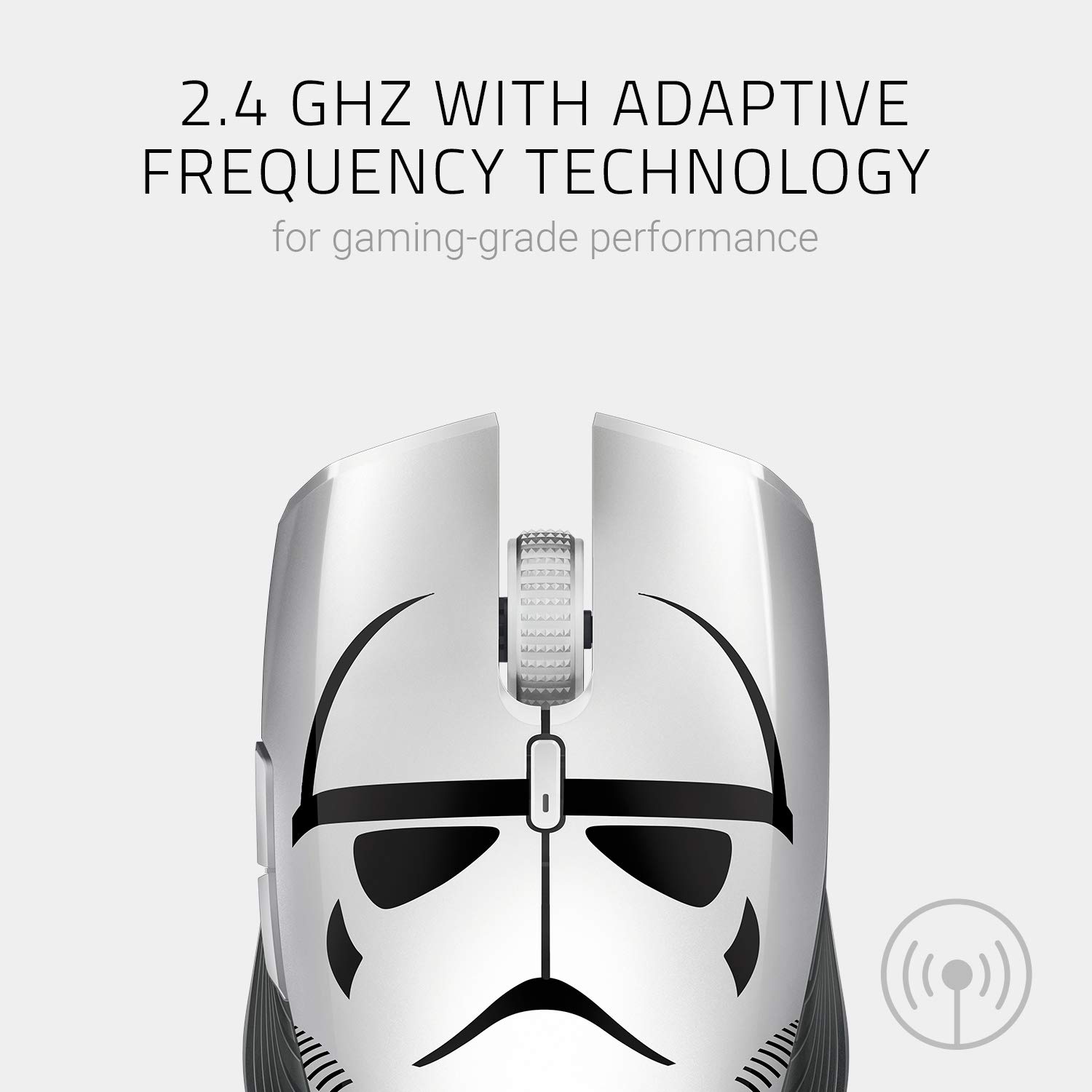 Razer Atheris Ambidextrous Wireless Mouse: 7200 DPI Optical Sensor - 350 Hr Battery Life - USB Wireless Receiver & Bluetooth Connection - Stormtrooper Limited Edition, Star Wars Limited Edition