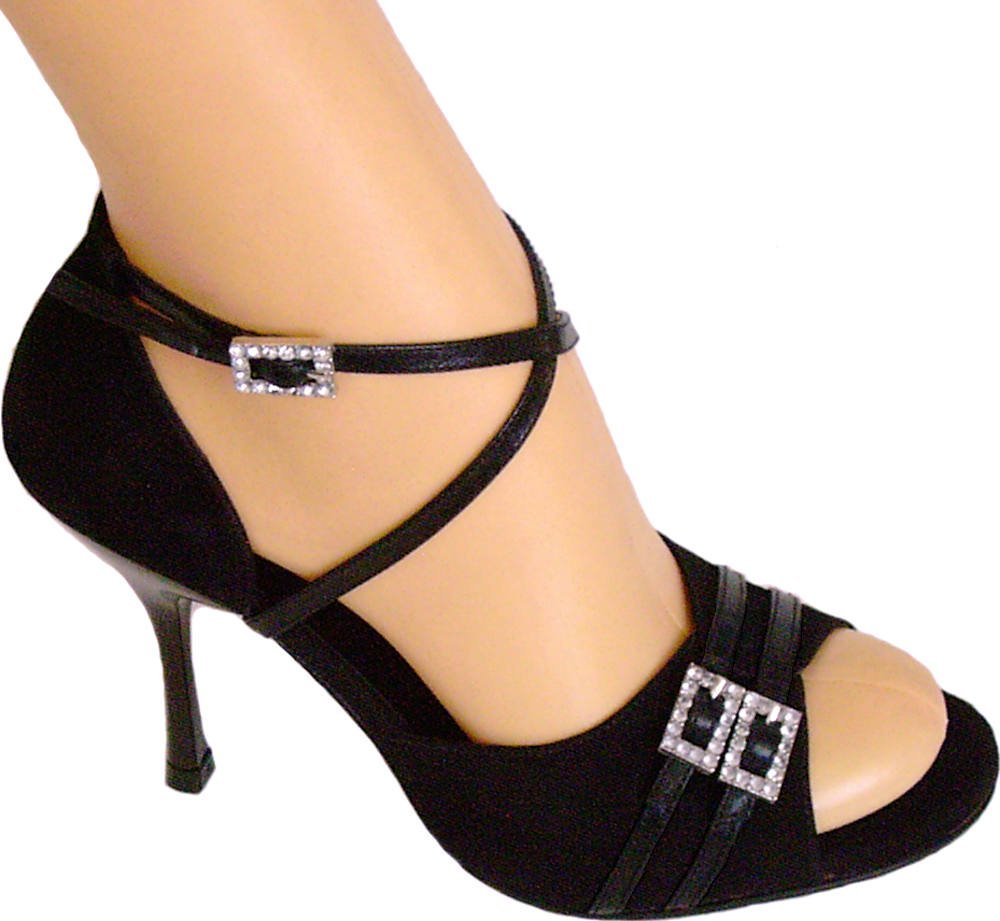Vida Mia - Valencia Dance Shoes (Tango, Salsa) Womens 38 EUR Black