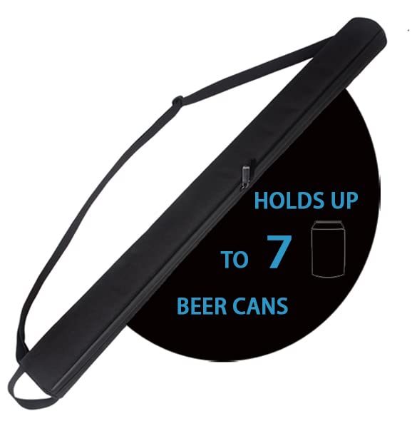 YOOMIK Beer Sleeve for Glof Bag,7-Can Insulated Cooler Sleeve Golf Cooler Bag Beer Cooler Bag for Cans Golf Bag