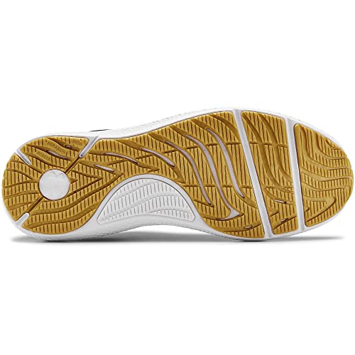 Under Armour Men's Charged Pursuit 2 Running Shoe, Black (005)/White, 7