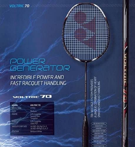YONEX Voltric ACE Badminton Pre-Strung Racket (Royal Blue) (4G5)