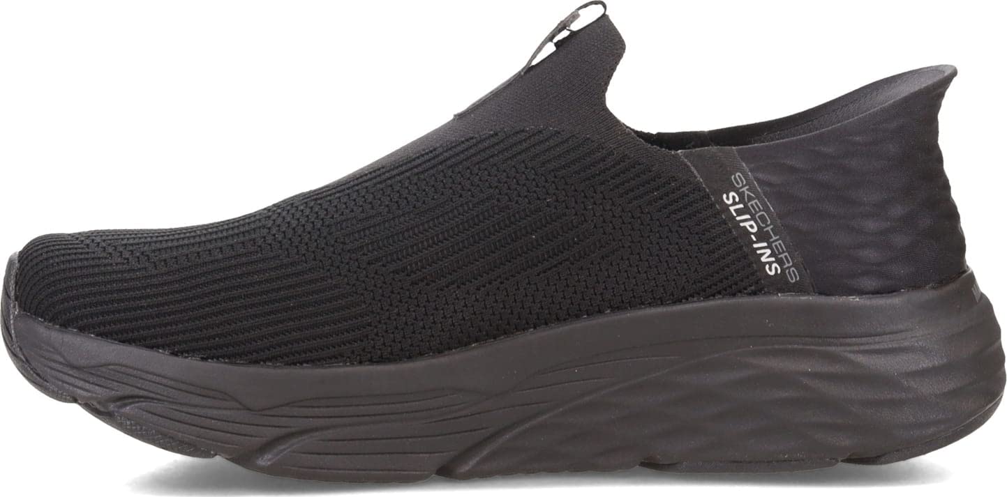 Skechers Men's Max Cushioning Slip-Ins-Athletic Slip-On Running Walking Shoes with Memory Foam Sneaker, Black, 10.5