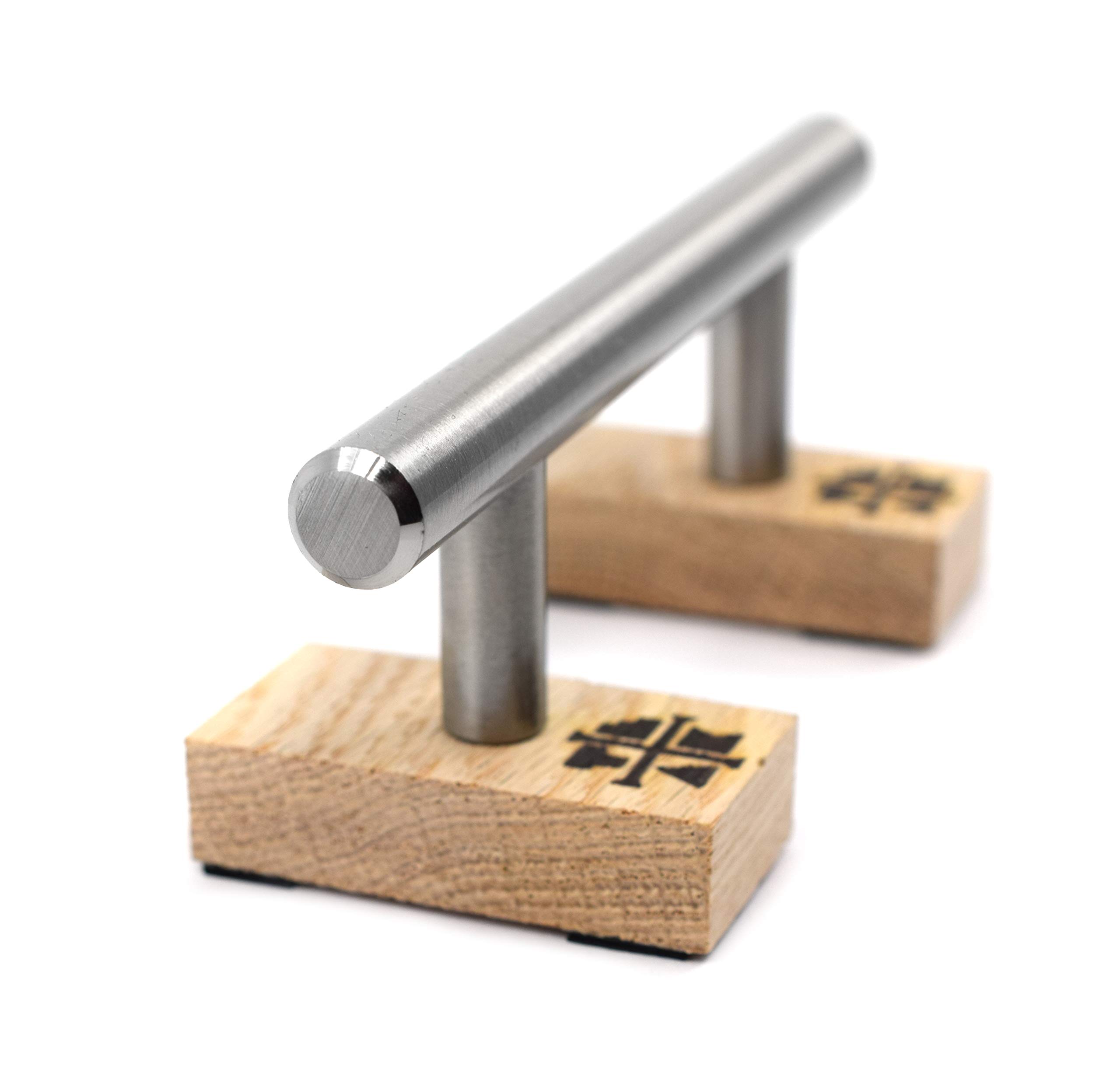 Teak Tuning Round Fingerboard Rail - Micro Edition - Silver Colorway - 5" Long, 1.75" Tall - Prolific Series