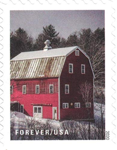 USPS Forever Stamps Winter Scenes - Book of 20 Postage Stamps