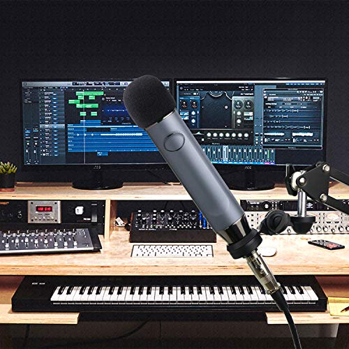YOUSHARES Blue Ember Pop Filter - Ember Mic Windscreen Foam Cover to Reduce Plosive Wind Noises