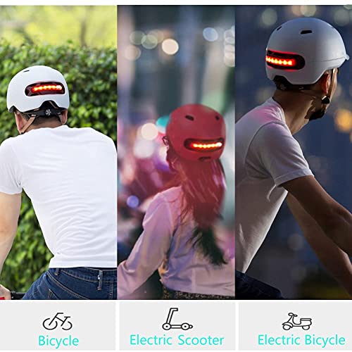 Smart4u Smart Bike Helmet with 3 Types of Alert Lights, Smart & Safe Bling Helmet, Comfortable, Lightweight, Breathable & Waterproof Cycling Helmet, Blue