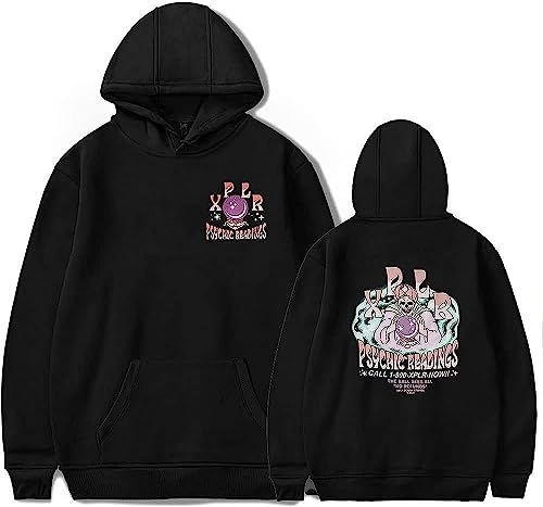 ROTAPE Sam and Colby XPLR Psychic Reading Merch Hoodie Men/Women Print Sweatshirt Fashion Casual Pullover with Pocket (Black,XL)