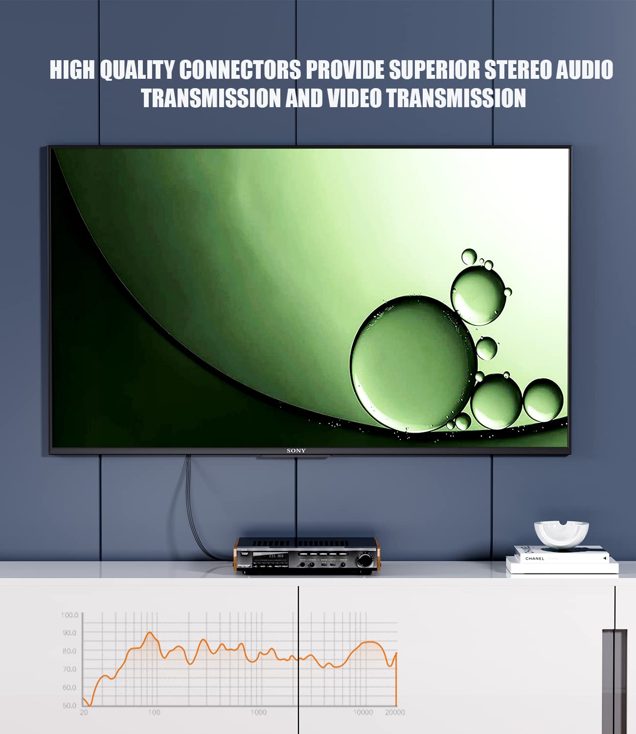 SNLLMZI Av Cable,Camcorder Av Cable, 3.5mm to RCA Camcorder Handycam AV Audio Video Output Cable for TV,Camcorder,Smartphones,MP3, Tablets,Speakers,Home Theater - 5ft