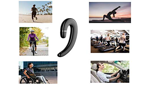 WiseBird Ear Hook Headphone Invisible Wearing Looking Crystal Clear Sound Earphone Speaker Light Comfortable No Pain with Long Wearing No Dropping While Excise Hand Free Safe Driving Call Talking