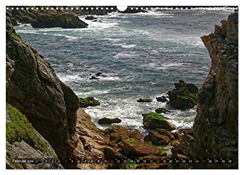 Rock in the surf (Wall Calendar 2024 DIN A3 Landscape), CALVENDO 12 Month Wall Calendar