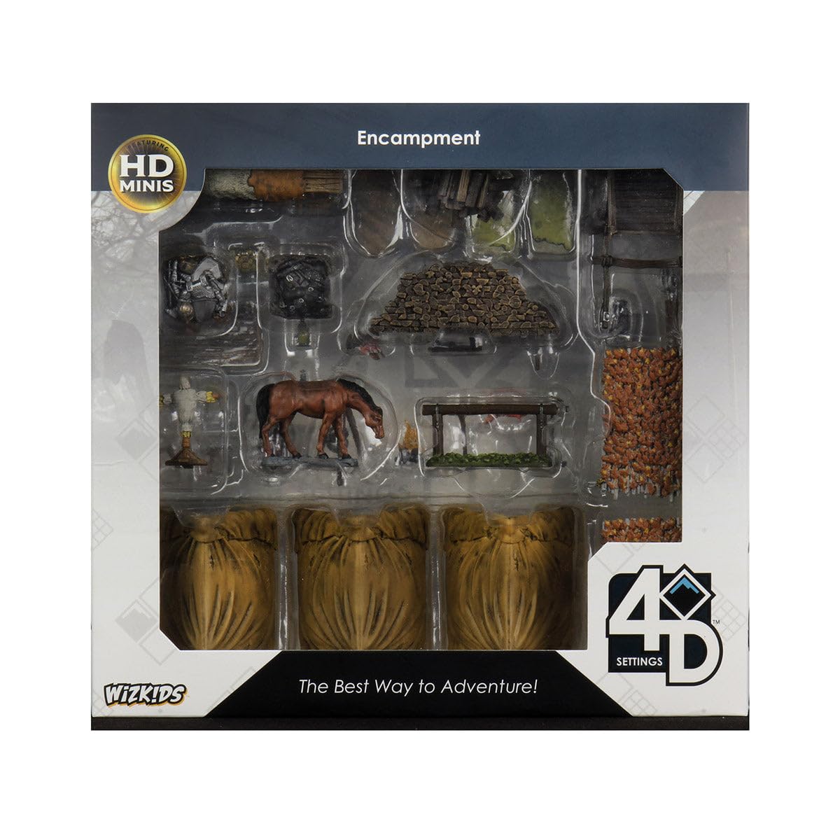 WizKids 4D Settings: Encampment | Tabletop RPG Terrain Scenery Set