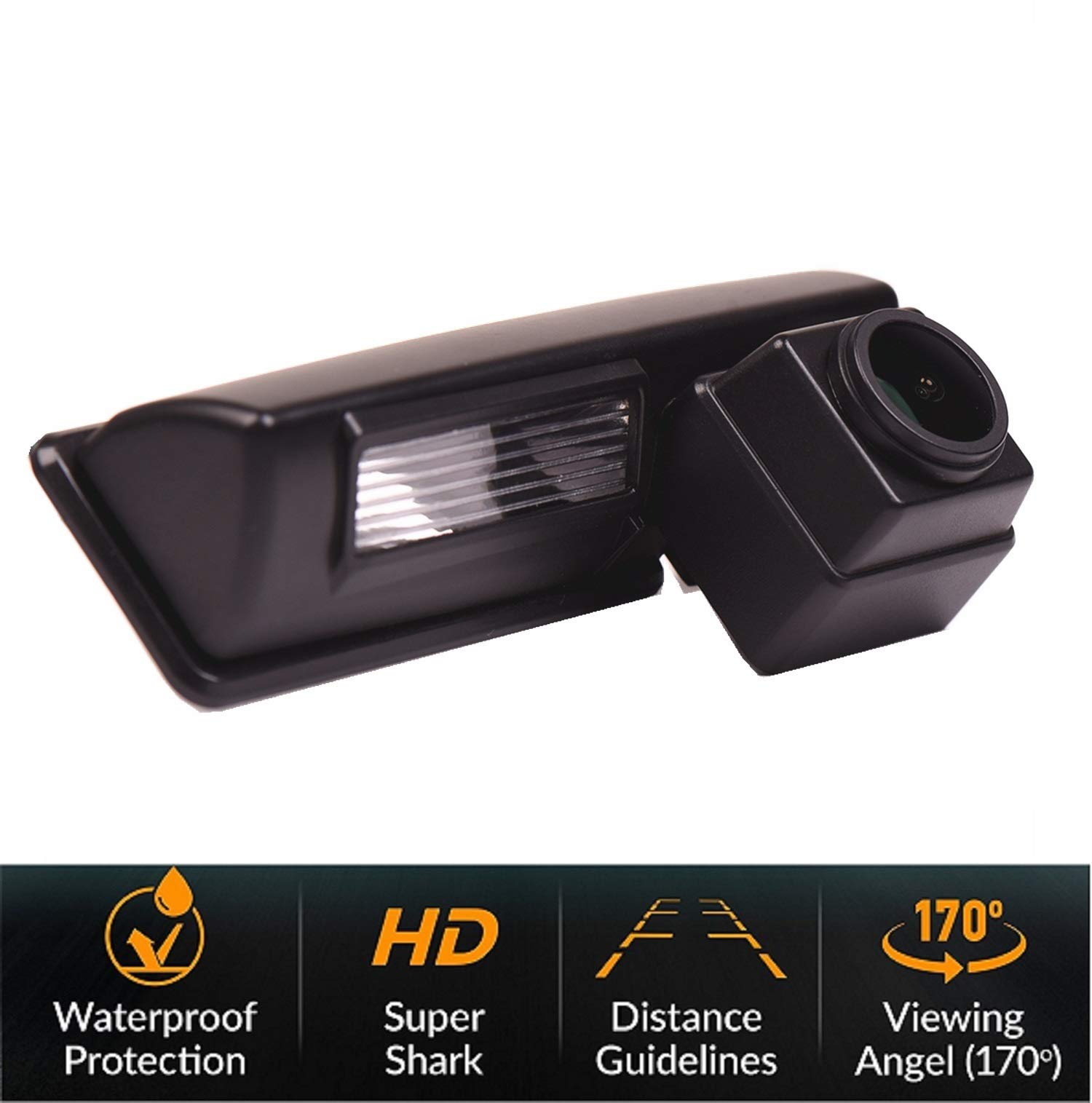 Rear Reversing Backup Camera Rearview License Plate Replacement Camera Night Vision Ip69k Waterproof for Toyota Camry XV30 /XV40 / Aurion/Avensis /2002~2012
