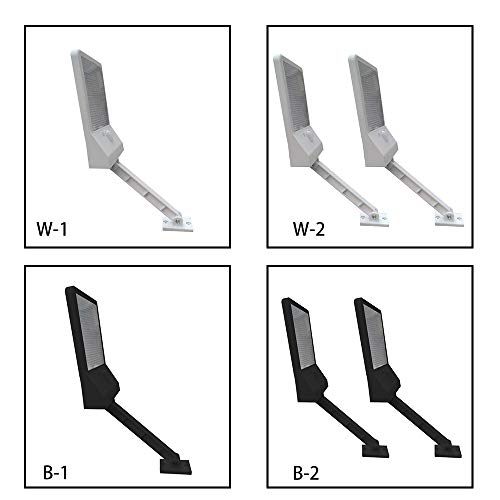 Solar Wall Lights Outdoor 48 LEDs 800LM Solar Motion Sensor Garden Waterproof Lights Wall Lamp Home Street Lamps with Bracket and Remote Control