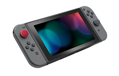 Snakebyte Tough Kit - Accessory Set Including Rubber Hard Case H9 Glass Protector Cleaning Cloth Thumb Grips Game Hard Case for Nintendo Switch - Black - Nintendo Switch