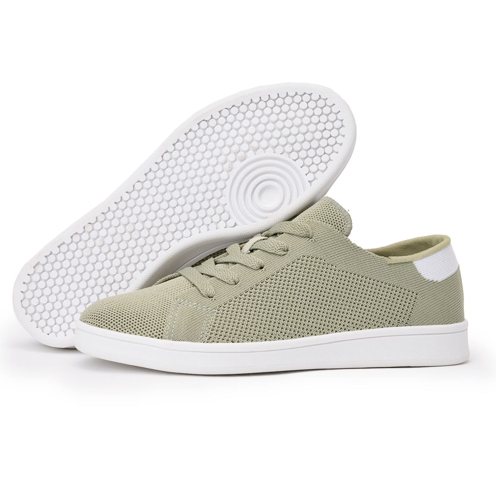Wryweir Women's Casual Tennis Walking Shoes-Fashion Comfortable Drving Sneaker, Green US 10
