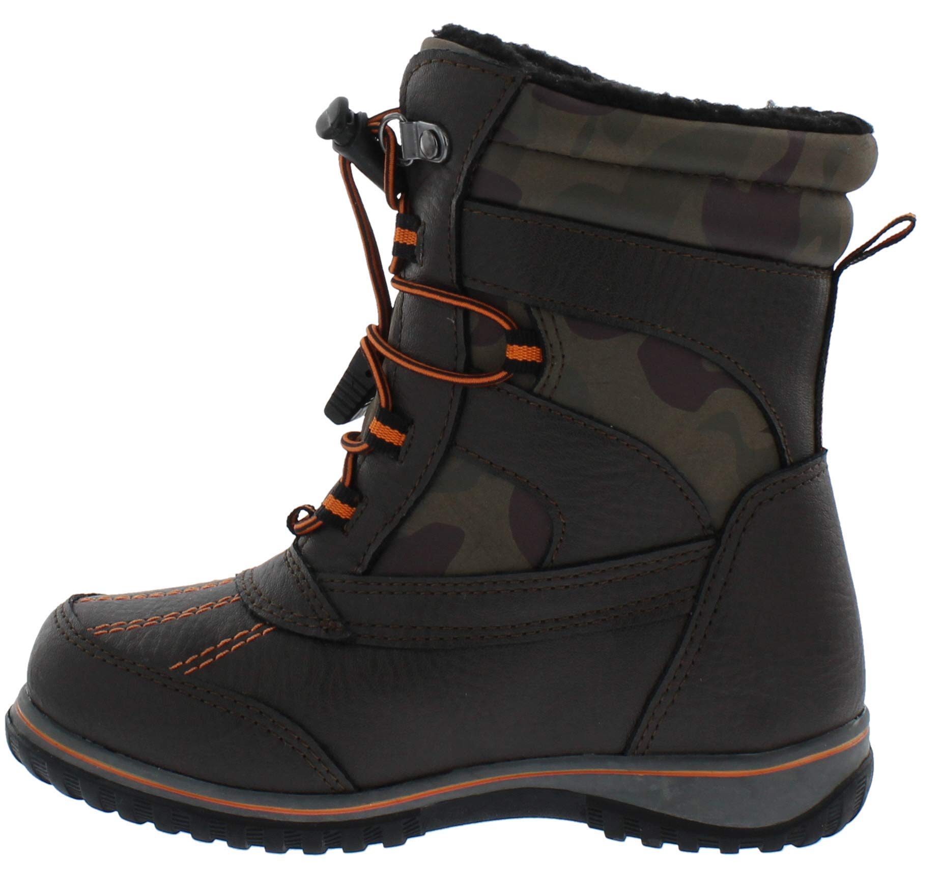 totes Buster-TE Snow Boot, Camo, 4 US Unisex Big Kid