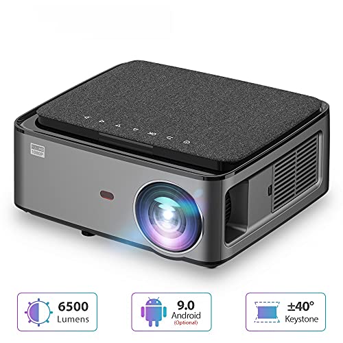 WENLII Full Projector Native 1920x1080P Projetor Smart Phone Beamer LED 3D Home Theater Video ( Size : Multiscreen Version )