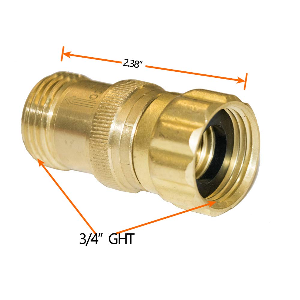 RV Water Pressure Regulator Water Pressure Regulator Valve For Camper,Trailer Protect RV Plumbing And Hose From High Pressure Water 40-50PSI 1PC