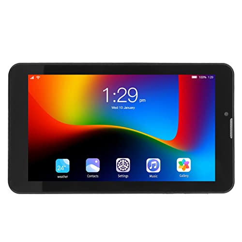 UPQRSG 7 Inch Tablet, 32GB Tablet Black 4GB RAM 32GB ROM 128GB Expand, Octa Core Tablets IPS HD Touch Screen with 6000Mah 8MP Camera for Kids Adults 100‑240V[US]