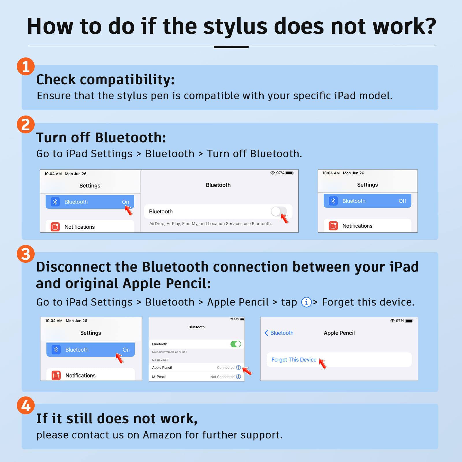 Stylus Pen for iPad 2018-2024, 15 mins Fast Charge Apple Pen iPad Pencil with Palm Rejection and Tilt Sensitivity, Compatible with iPad Pro 11/12.9/13in, iPad 6/7/8/9/10, iPad Air 3/4/5, iPad Mini 5/6