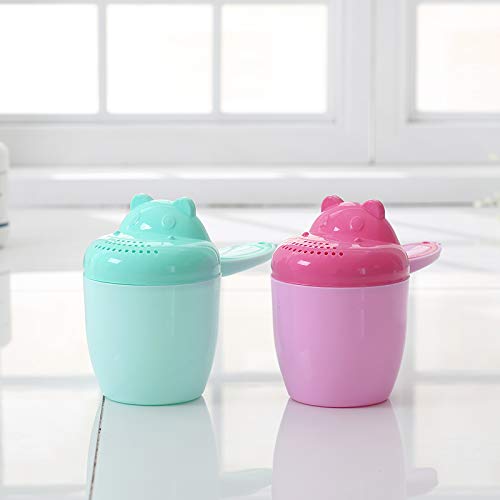 UNAOIWN Baby Bath Waterfall Rinser Kids Shampoo Rinse Cup Newborn Bath Shower Washing Head