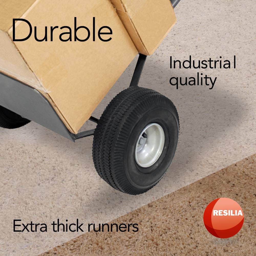 RESILIA - Deluxe Clear Vinyl, Plastic Floor Runner/Protector for Deep Pile Carpet - Textured Pattern, (36 Inches Wide x 6 Feet Long)