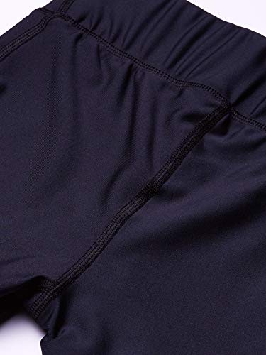 Under Armour 4" Volleyball Short, Black (001)/White, Youth Medium