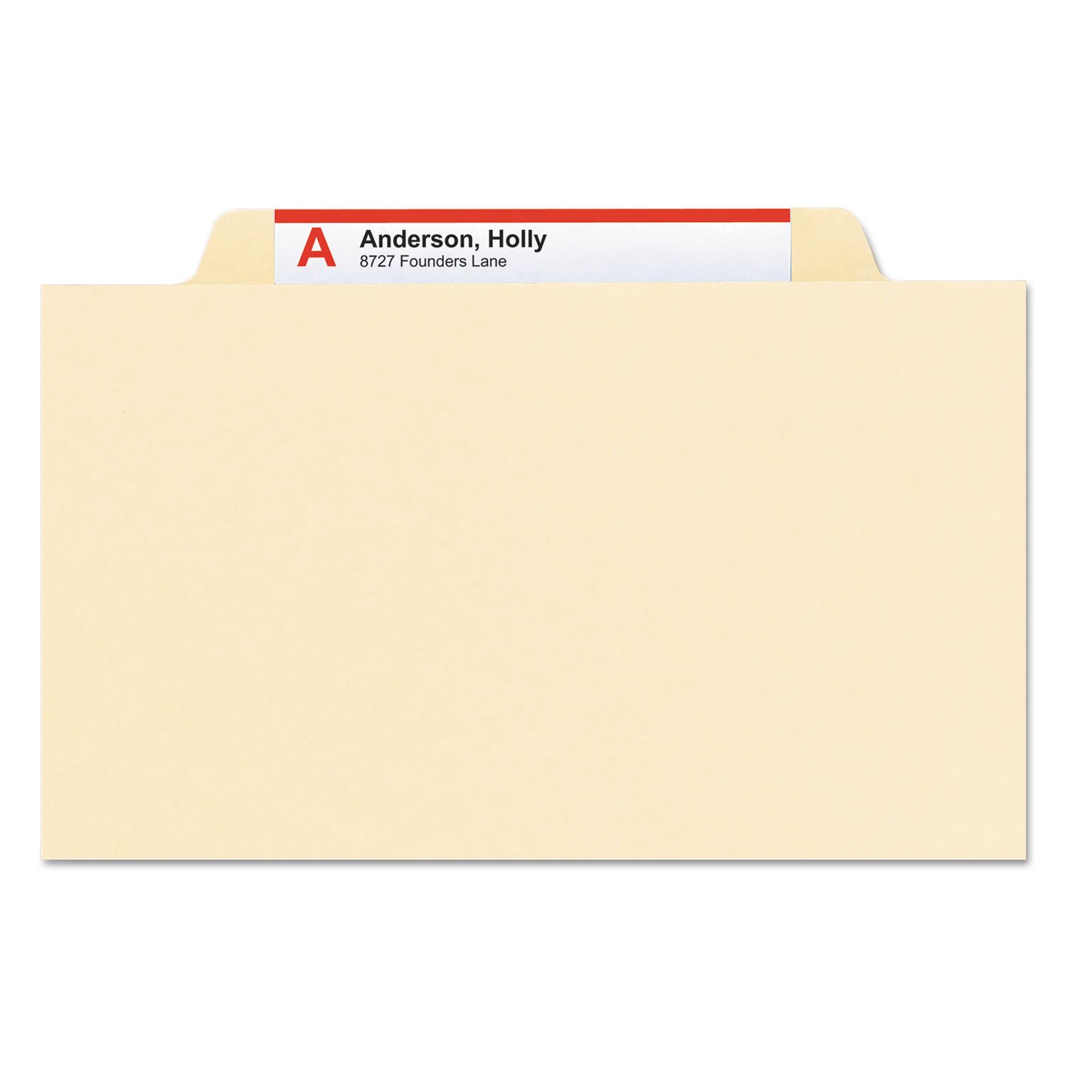 Smead Classification File Folder, 1 Divider, 2" Expansion, 2/5-Cut Tab, Legal Size, Manila, 10 per Box (18700)