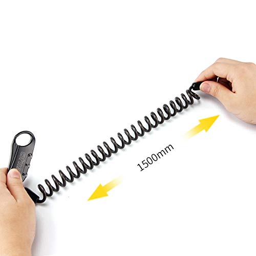 ZMYDZ Bicycle Lock Cycling Fold Helmet Cable Lock Combination Anti-Theft Bicycle Lock for Road Bike Bike Lock