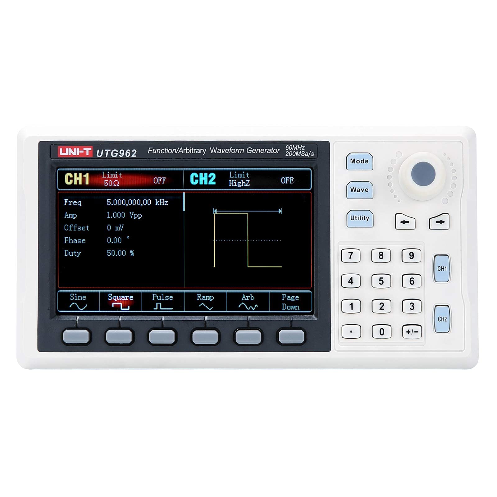 UNI-T UTG962 + UTD2152CEX, Function Generator and Oscilloscope Kit