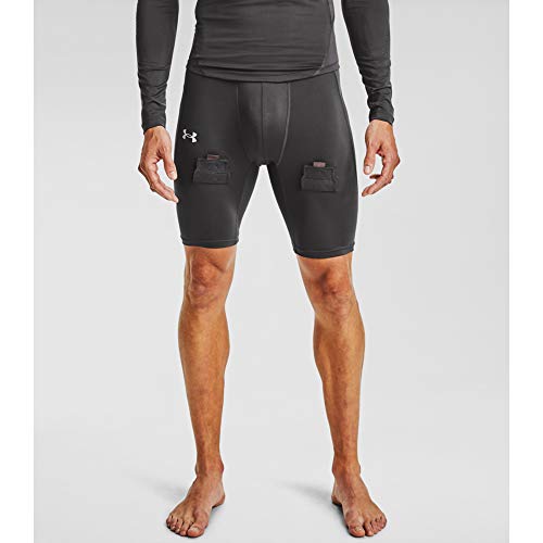 Under Armour Men's Hockey Compression Shorts , Jet Gray (010)/Mod Gray, Medium