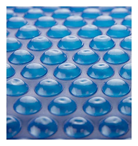 Sun2Solar Blue 18-Foot-by-36-Foot Rectangle Solar Cover Heat Retaining Blanket | 1600 Series with 6-Pack of Grommets Bundle | In-Ground and Above-Ground Rectangular Swimming Pool | Bubble-Side Down