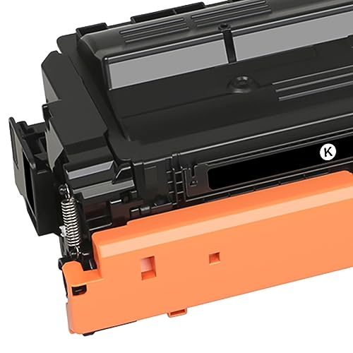 SAIDING W212A Remanufactured 4-Pack W2120A W2121A W2122A W2123A Toner Cartridge Replacement for M554dn M555 Flow MFP M578C M578Z Printer.