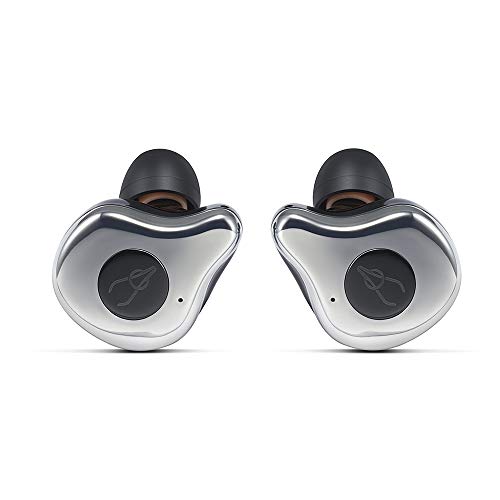 Sabbat E12 Ultra TWS Bluetooth 5.0 True Wireless HiFi Earbuds, Sweatproof Noise Canceling Earphones with Built-in Mic for Sports (Sliver)