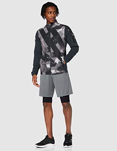 Under Armour Men's UA Rush HeatGear Long Compression Shorts SM Black