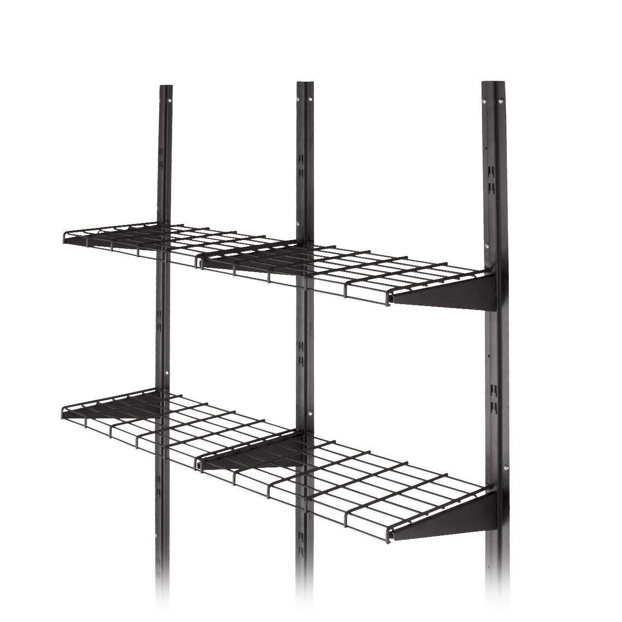 Suncast BMSA1S Heavy-Duty Wire Shed Storage Tier Shelf Storage Kit (2 Pack)