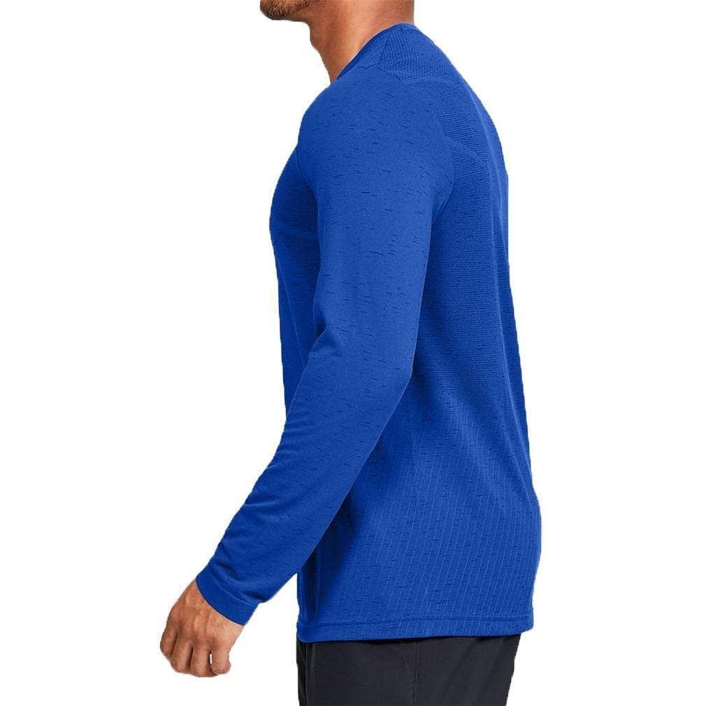Under Armour Men's UA Seamless Long Sleeve SM Blue
