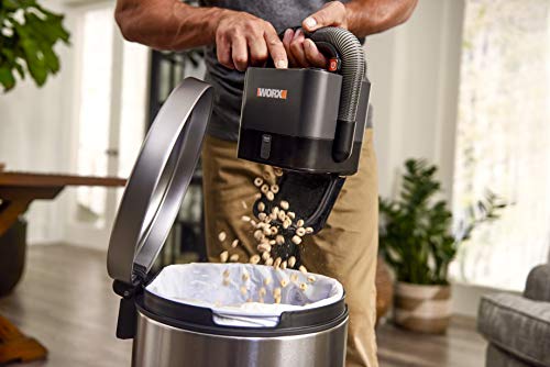 WORX WX030L.9 20V Power Share Cordless Cube Vac Compact Vacuum, Bare Tool Only, Black