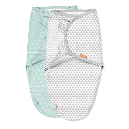 SwaddleMe Original Swaddle – Size Large, 3-6 Months, 2-Pack (Peaks & Points)