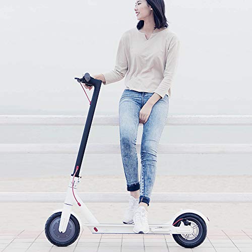 TOMALL Reflective Strip Sticker Front & Rear Wheel Rubber Sticker White Compatible for Xiaomi Mijia M365 Sticker Scooter Replacement Parts Accessories