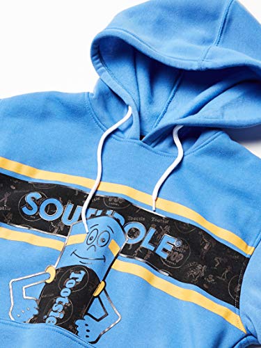 Southpole Men's Tootsie Fashion Fleece Sweatshirt (Hoody, Crewneck), Sky Blue Giantroll, Medium