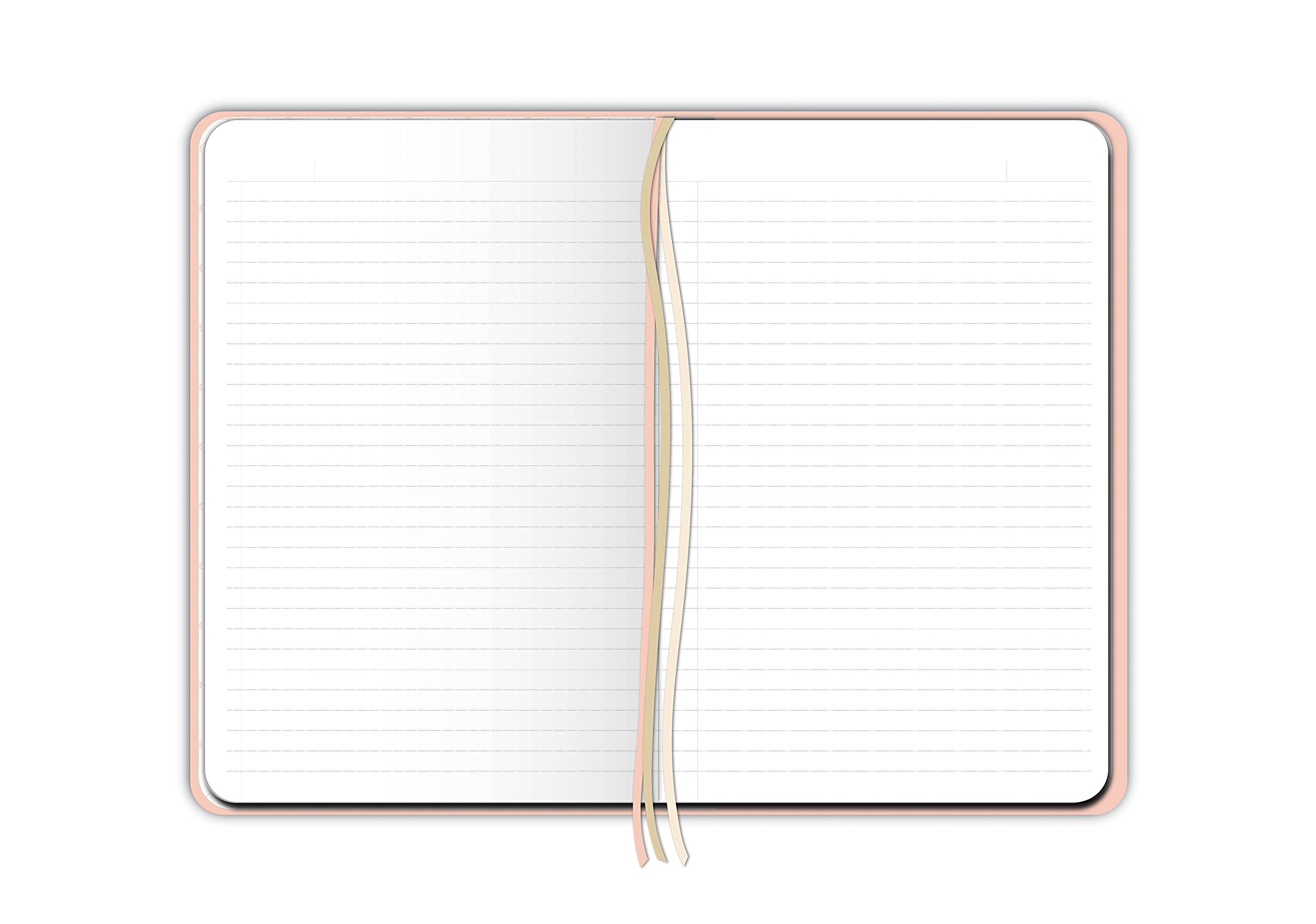 Southworth Medium Case Bound Journal, 5.5" x 8.25", Cashmere Sweet Heart Design, Premium 28 lb/105 gsm Paper, 160 Lined Sheets (91274)
