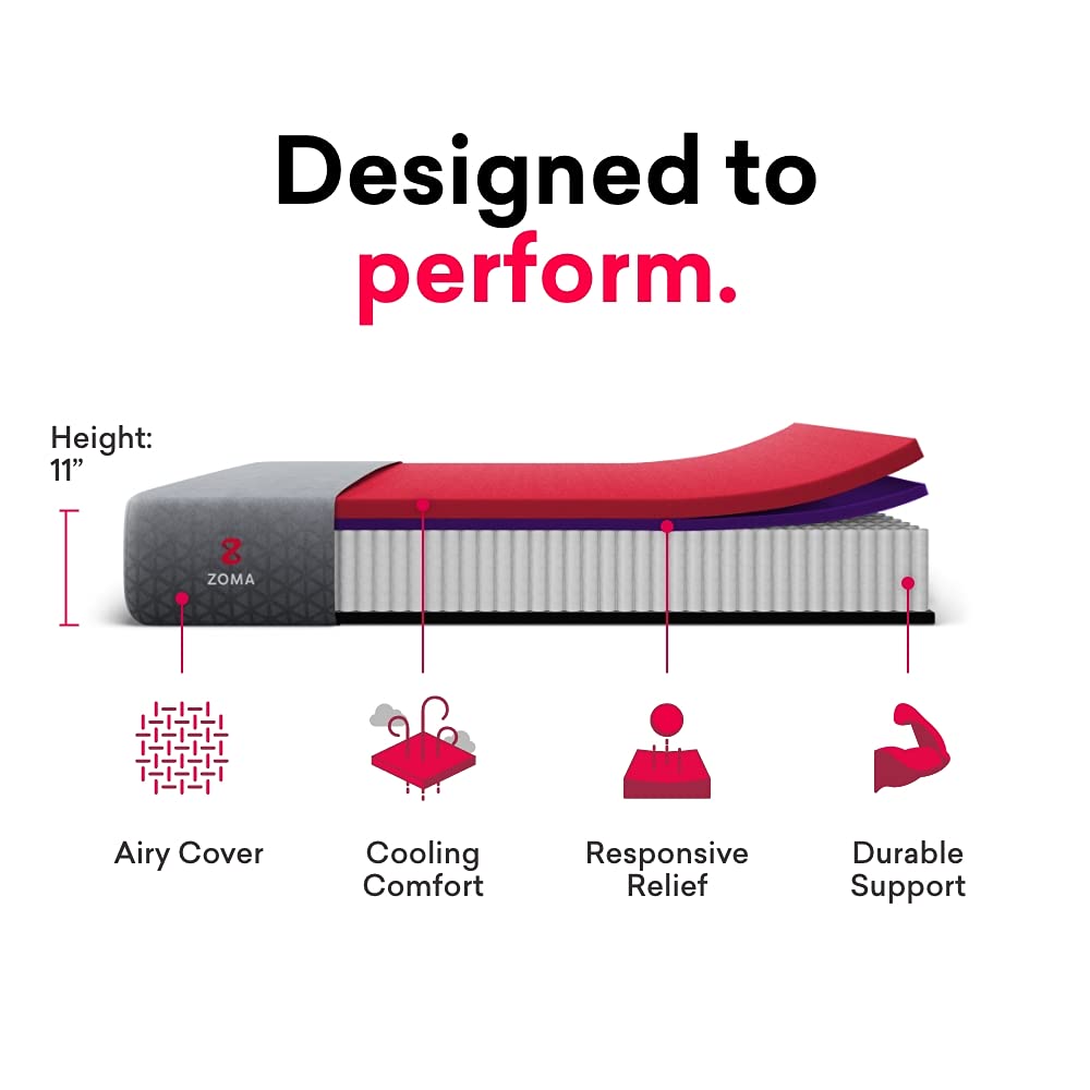 Zoma Start Hybrid Mattress Queen Size