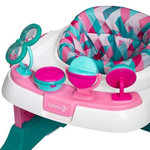 Safety 1st Ready, Set, Walk! DX Developmental Walker,Diamond Blush