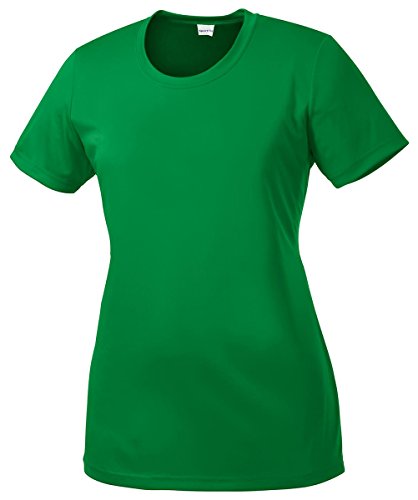 SPORT-TEK Women's PosiCharge Competitor Tee L Kelly Green